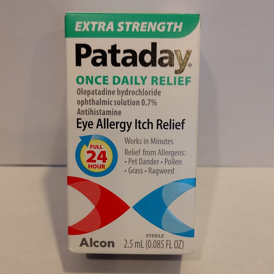 Pataday Extra Strength, Eye Allergy Itch Relief. 2.5 ml, Exp 05/25 | eBay