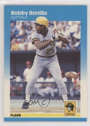 1987 Fleer Factory Set Glossy Bobby Bonilla #605 Rookie RC | eBay