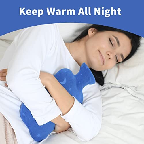 Blue Therapeutic Thermal Compress Premium Hot Cold Water Bottle With ...
