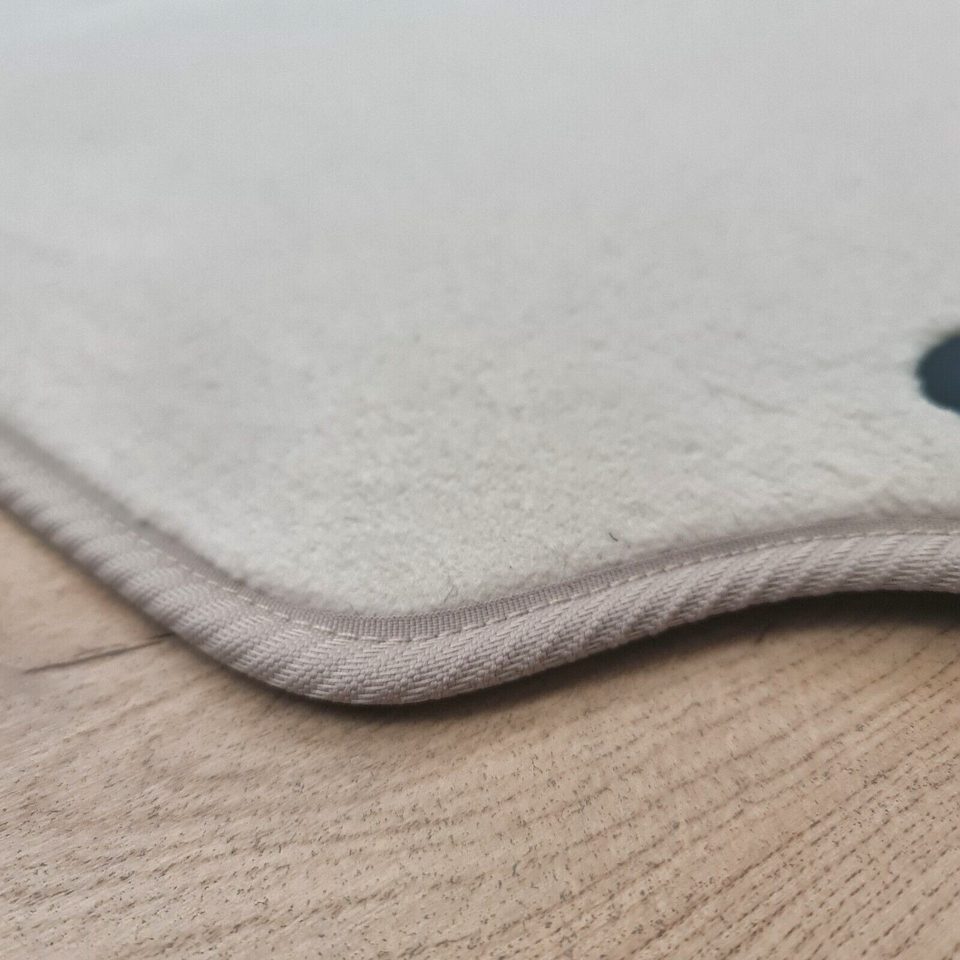 Tan Car Floor Mats For BMW 5 E34 Waterproof Beige Carpet Auto Liners ...