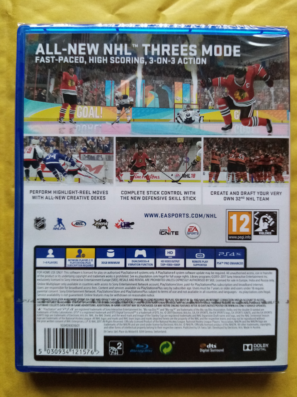 EA Sports NHL 18 Ice Hockey PlayStation 4 Ps4 UK for sale online | eBay