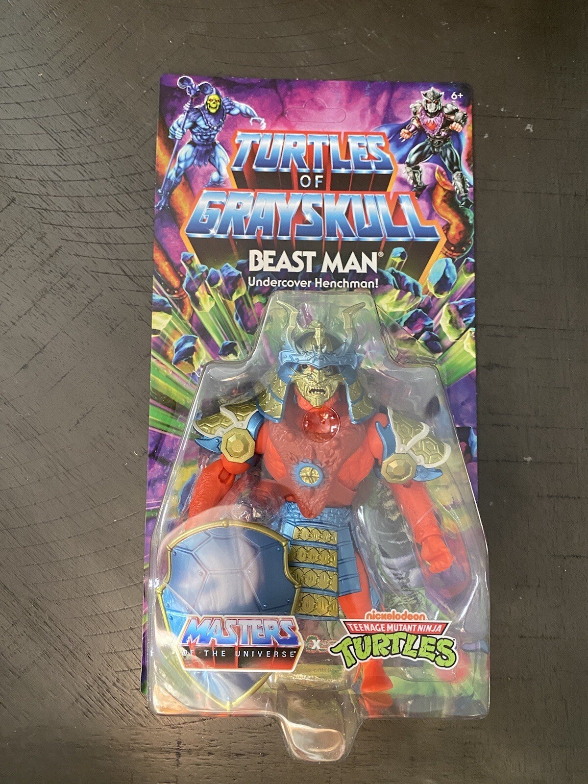 Masters of the Universe MOTU Origins Turtles Of Grayskull BEAST MAN Wave 2