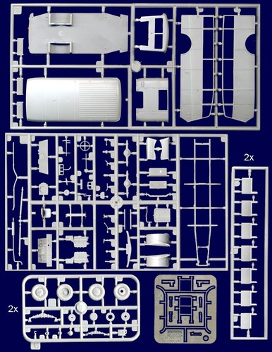 Opel Blitz Omnibus W39 Late WWII service (Plastic model kit) 1/72 Roden ...