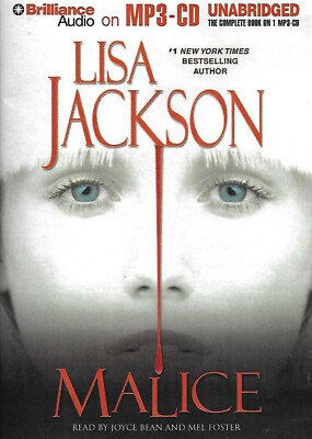 Malice by Lisa Jackson (2009, MP3 CD, Unabridged) | eBay