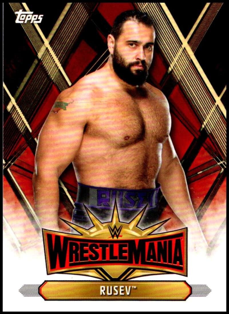 Rusev 2019 WWE Road to WrestleMania Roster #WM25 | eBay