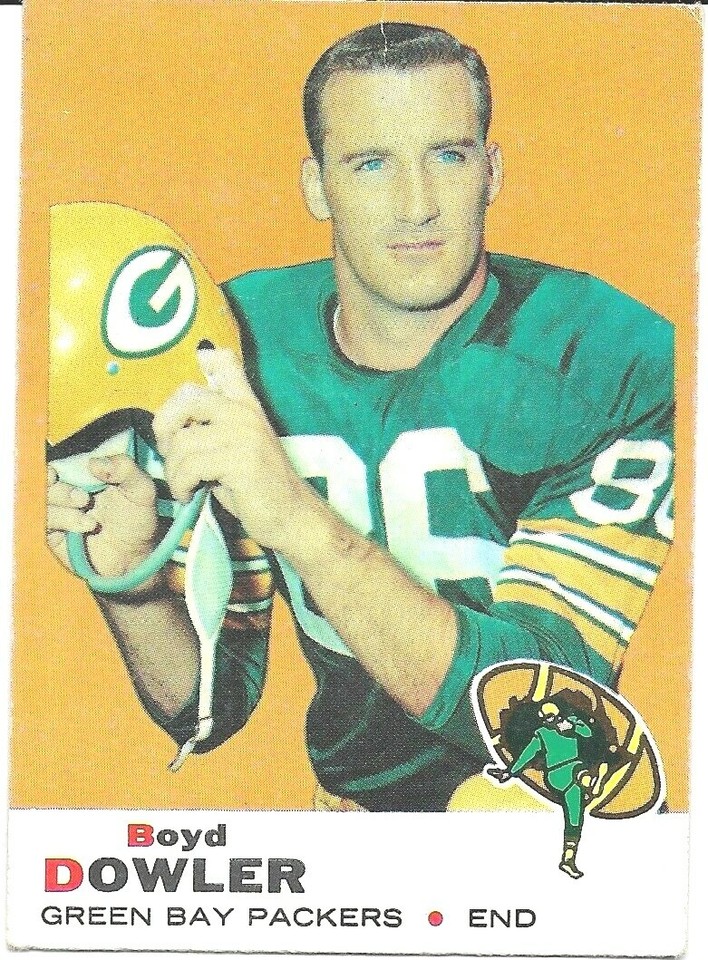1969 Topps Boyd Dowler 33 Green Bay Packers Football Card Vintage | eBay
