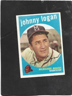 1959 Topps MLb # 225 Johnny Logan | eBay