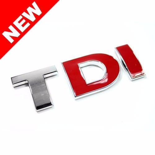 NEW TDI TRUNK BADGE Car ABS Body Badge Emblem Sticker FOR TT RS S3 S4 ...