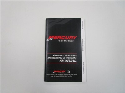 MERCURY 2005 75/90/115 OPTIMAX OWNERS MANUAL 90-10208060 MARINE BOAT | eBay