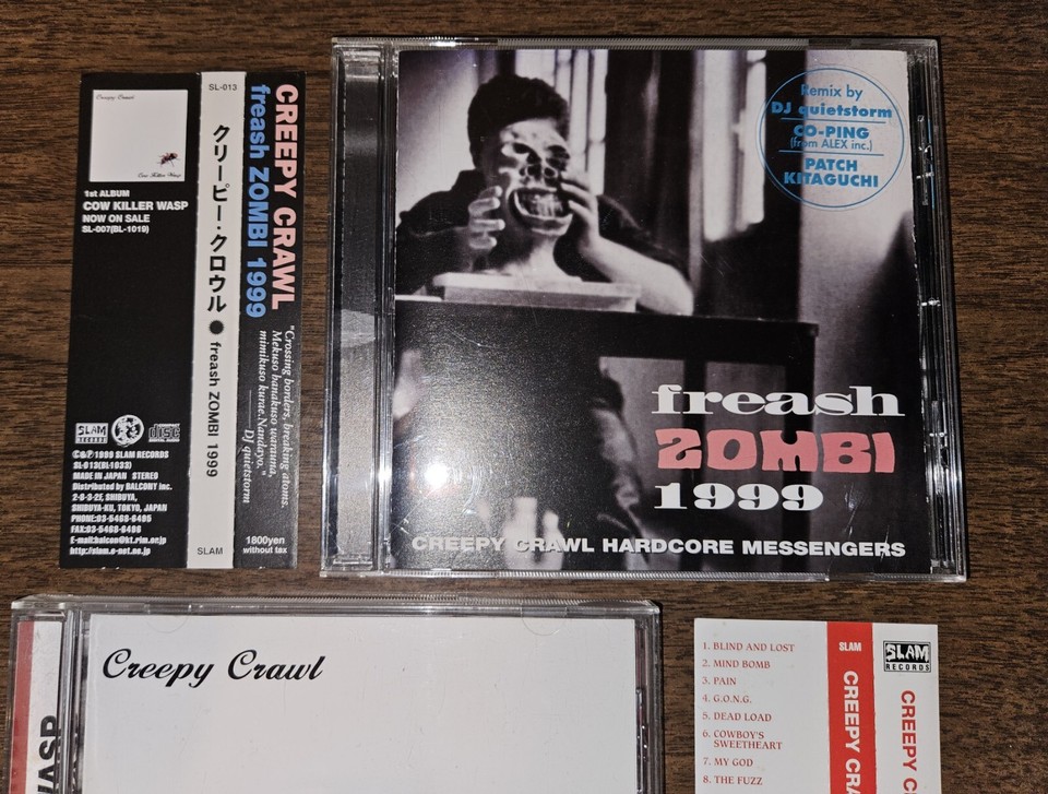 Creepy Crawl Cow Killer Wasp & Freash Zombi 1999 Cd Lot - Rare Japan Nu Metal | eBay