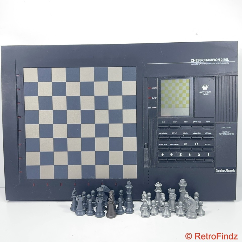 Vintage Radio Shack Chess Champion 2150L By Garry Kasparov World ...