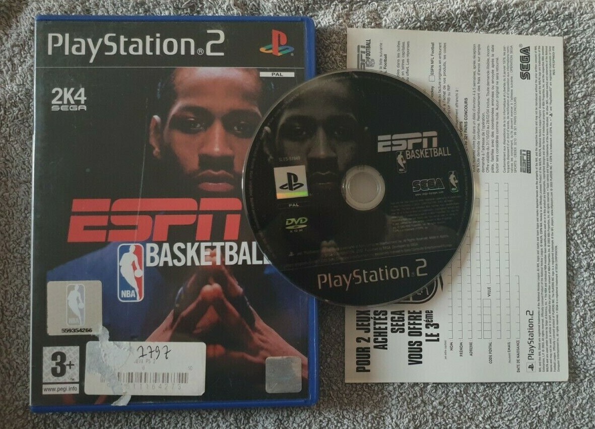 ESPN NBA Basketball PlayStation 2 PAL - Prix - Photo - Présentation