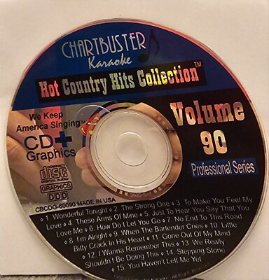60090 COUNTRY CHARTBUSTER KARAOKE CDG DISC | eBay