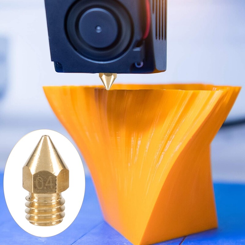 30 Pieces Mk8 Nozzle 0.4Mm 3D Printer Nozzles Extruder Print Head For ...