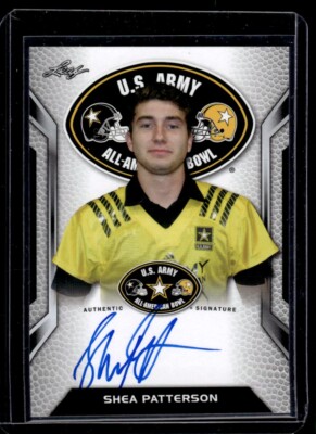 2016 Leaf Army All-American Bowl Autographs Shea Patterson Auto #ATASP1 ...