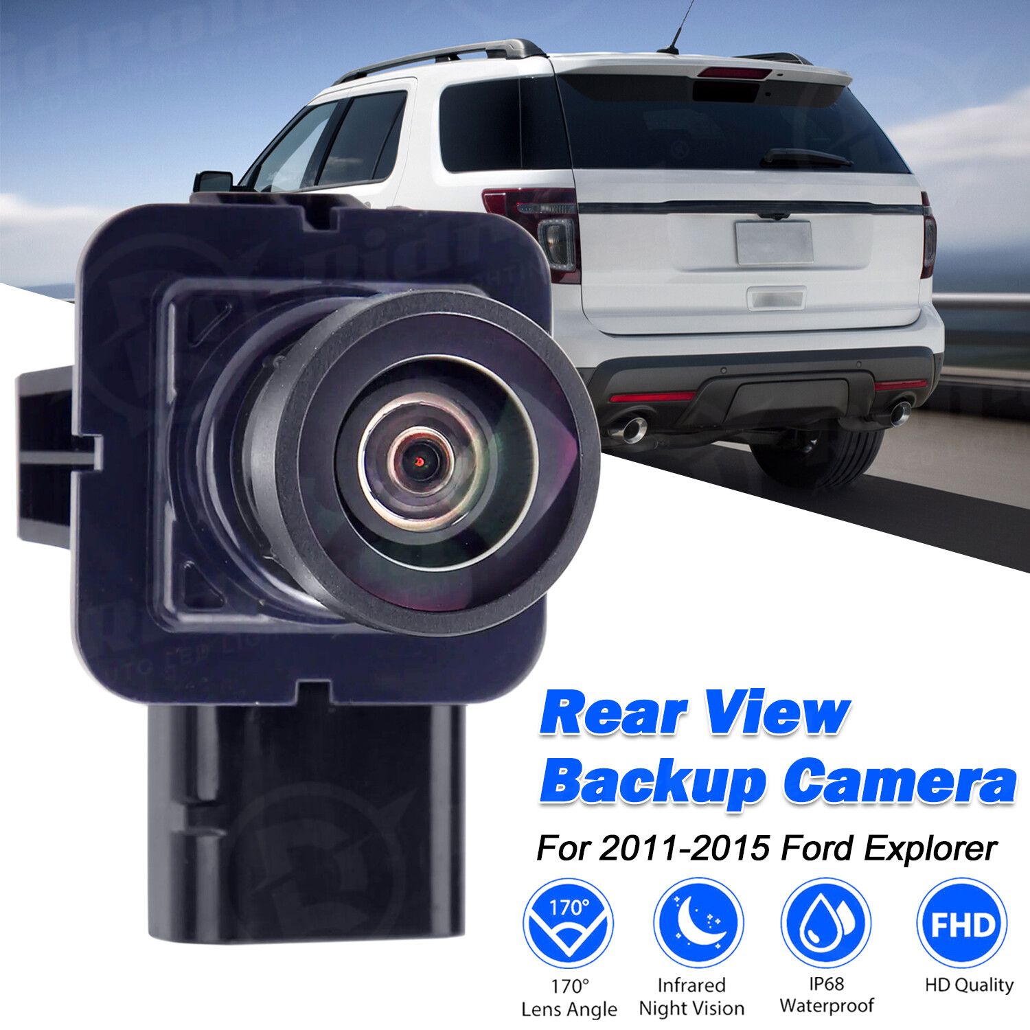 Rear View Backup Camera EB5Z19G490A for 2011 2012 2013 2014 2015 Ford ...