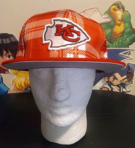 New Era NFL Kansas City Chiefs Plaid Flannel Pattern Design SnapBack ...