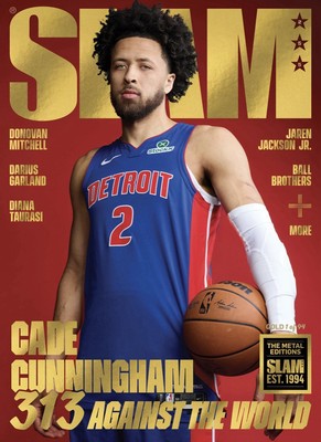 Gold Metal SLAM Magazine #255 CADE CUNNINGHAM Cover /94 Limited Edition ...