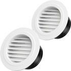 Round 4 Inch Cover Air Vent with Built-in a Fly Screen for Bathroom ...