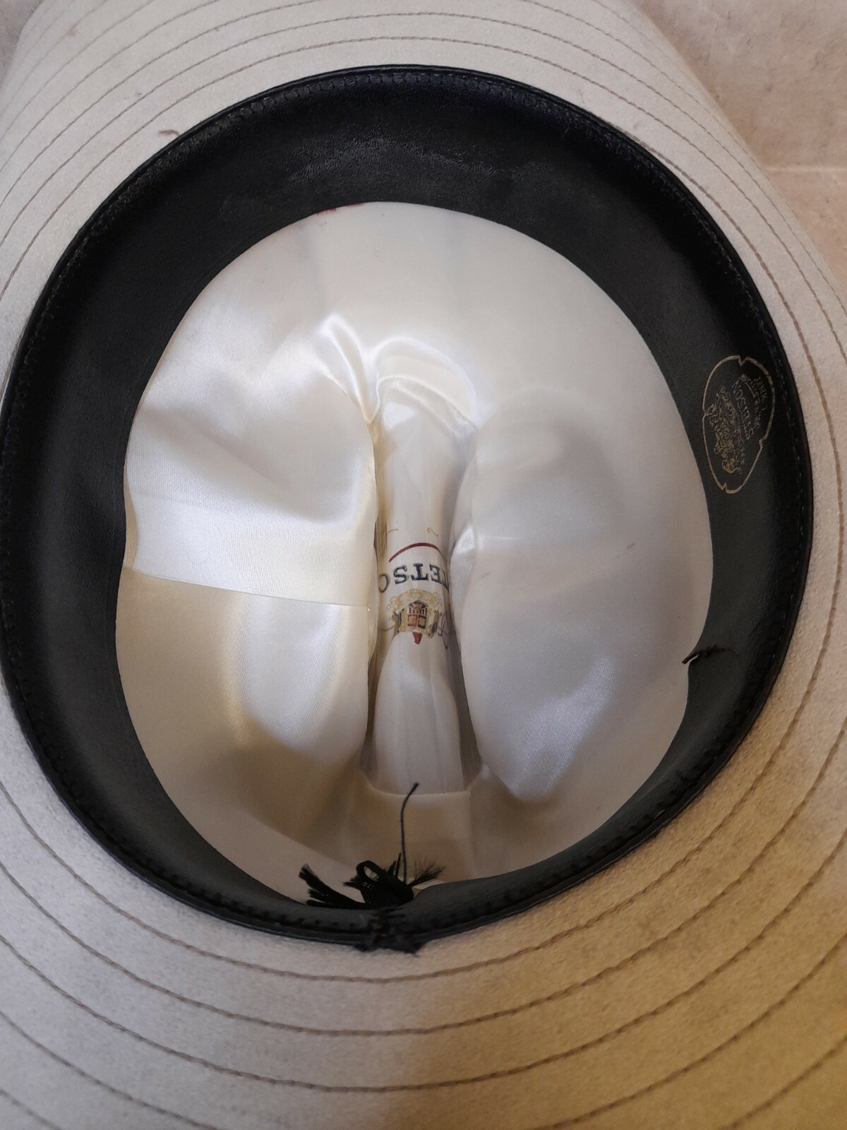 Stetson Cowboy Hat W/ Stetson Pin! 7 1/8 In Good Cond… - Gem