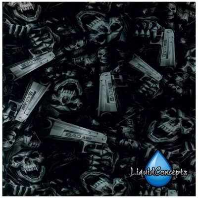 Hydrographic Film | Hydro Dip Film | Bad Ass Skulls 19" x 7 Feet | eBay