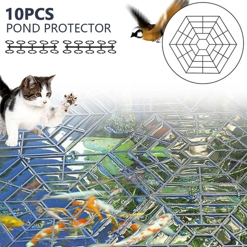 10pcs Plastic Pond Protectors Net Protective Cover for Protecting Fish ...