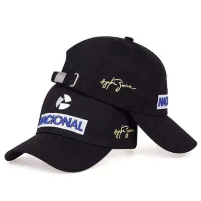 Ayrton Senna Nacional Cap Baseball Hat Black PLUS one 8x10 picture 6 | eBay