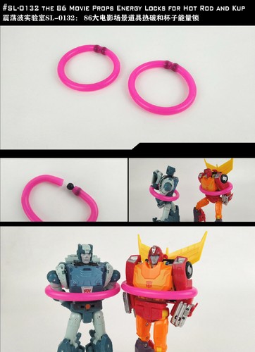Shockwave Lab Sl-132 86 Movie Props Energy Locks For Hot Rod And Kup ...