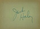 JACK HALEY Signed Autographed ALBUM PAGE Wizard of OZ PSA/DNA CERTIFIED ...