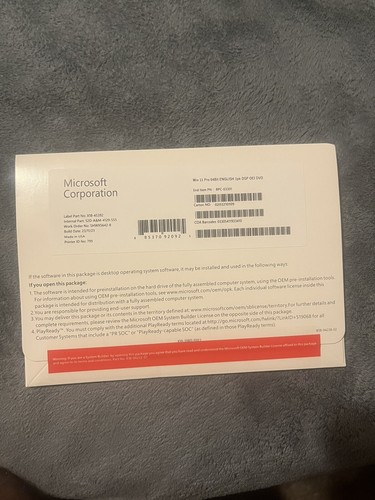 Win 11 Pro 64 Bit DVD & Key Installer [Full License] | eBay