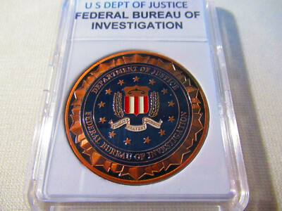 Federal Bureau of Investigation ( FBI ) Challenge Coin (Copper) | eBay