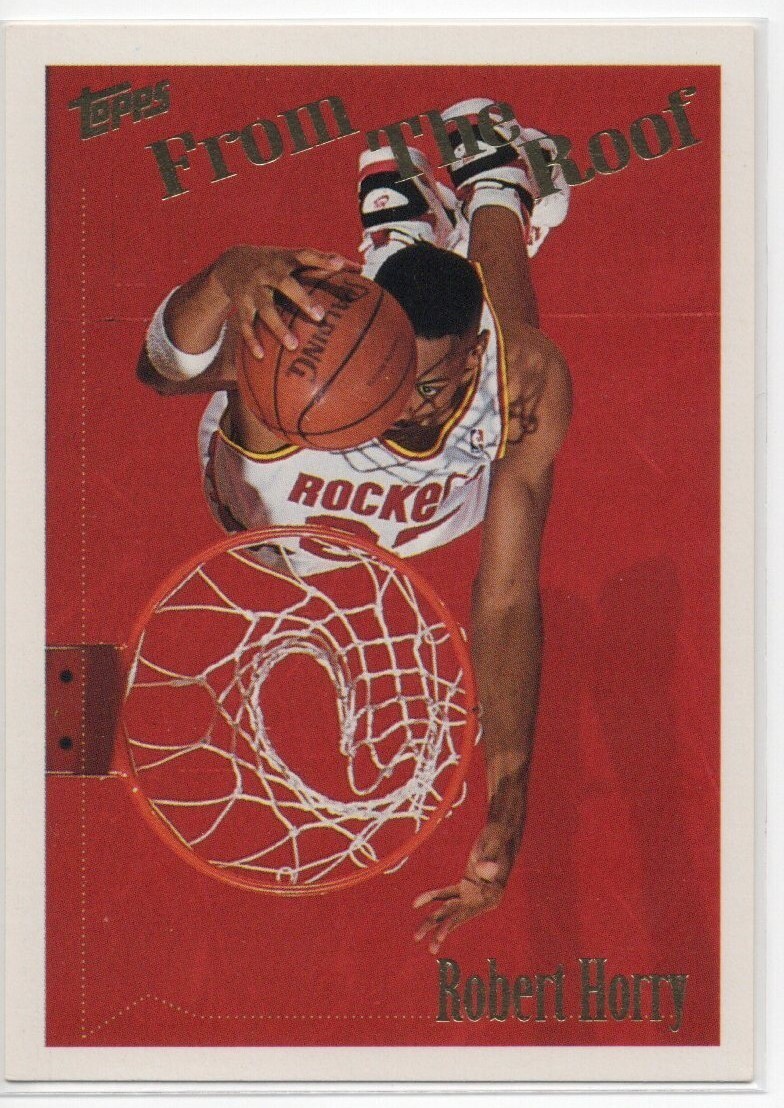 Robert Horry 1995 Topps #320 Houston Rockets NBA Card Free Shipping | eBay