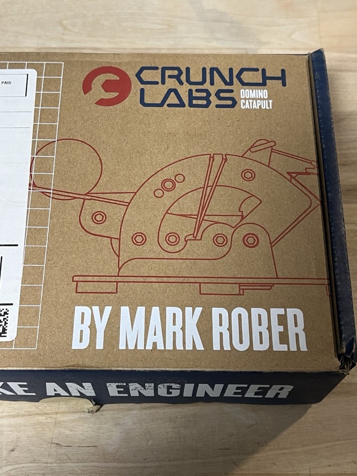 Crunch Labs By Mark Rober S.T.E.M Build Box - Domino Catapult - New ...