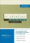NIV COMPACT THINLINE BIBLE By Zondervan *Excellent Condition ...