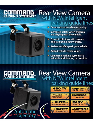 Command Go Box Style Reversing Camera with Auto Trajectory Lines ...