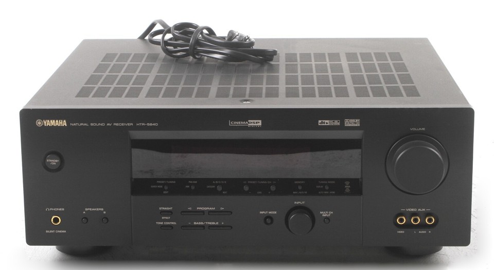 Yamaha HTR-5840 6.1Ch Natural Sound AV Home Theater Receiver 500382 | eBay