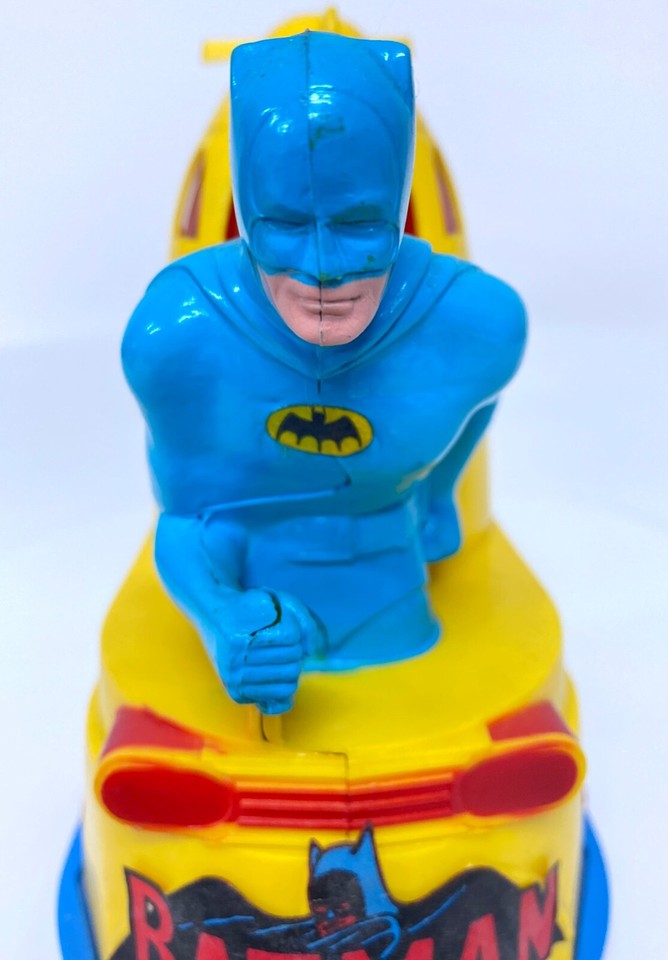 1966 Marx Batman & Robin BATCRAFT Vintage RARE Toy in Box SUPER DUPER ...