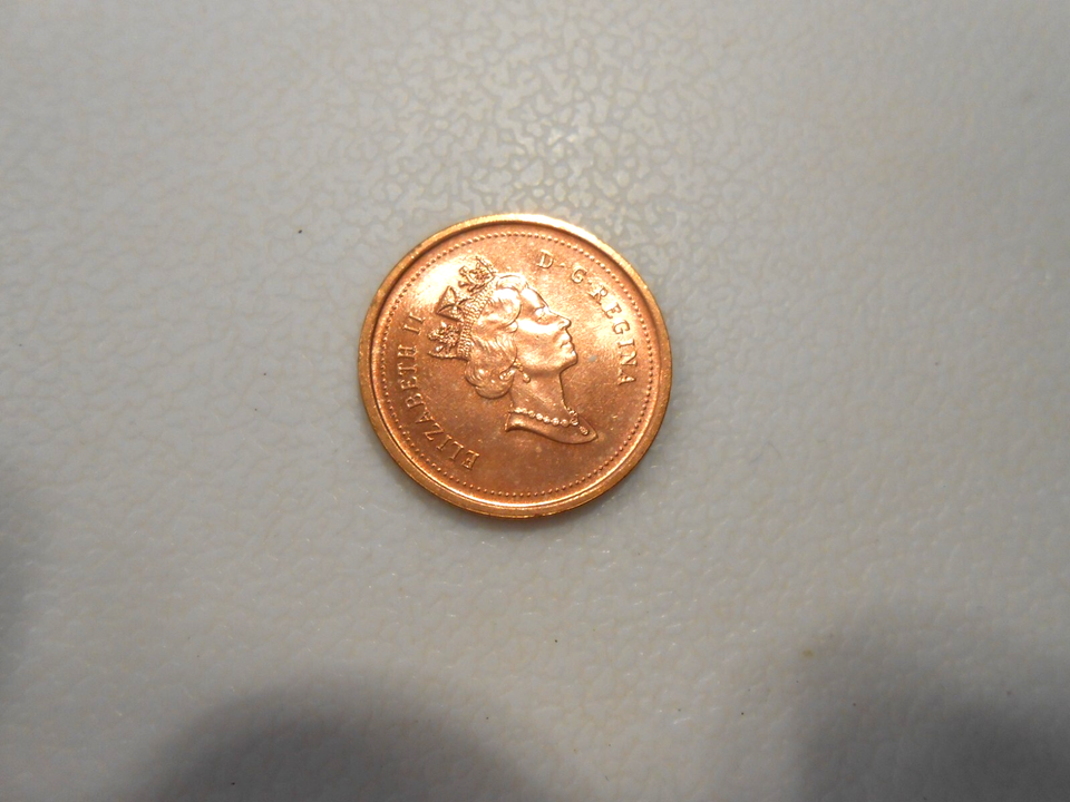 2000 1 Cent Canadian Penny No Mint Marks Queen Elizabeth II | eBay