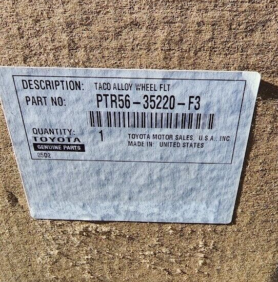 16" Toyota FJ Trail Team Tacoma T/X Baja TRD OEM Wheel Gray Bead lock ...