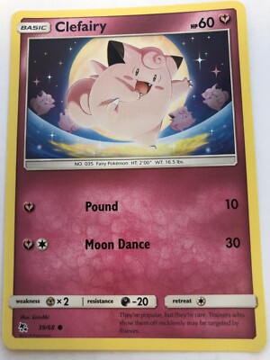 Pokemon card Sun & Moon Family Basic Clefairy | eBay