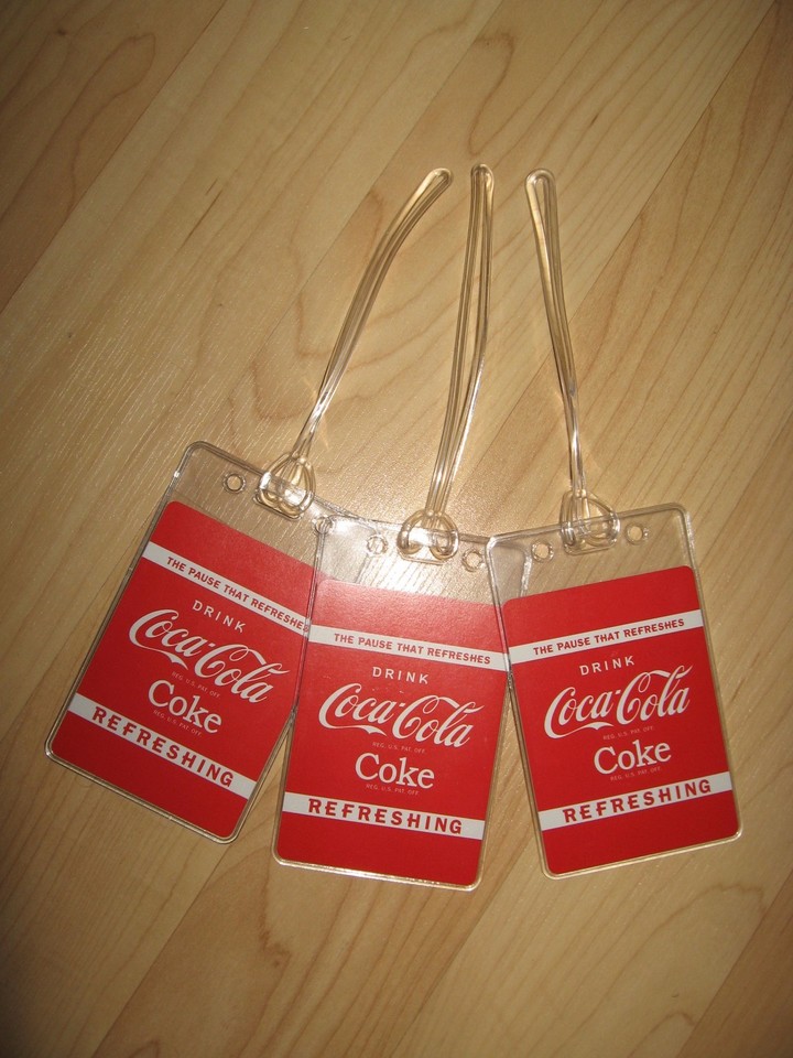 Coca Cola Luggage Tags - Coke Soda Pop Playing Cards Suitcase Name Tag ...