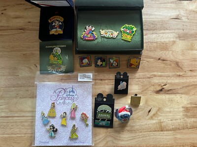 Assortment Of Disney Official Pins Pin Trading Lot 20 Pins | eBay