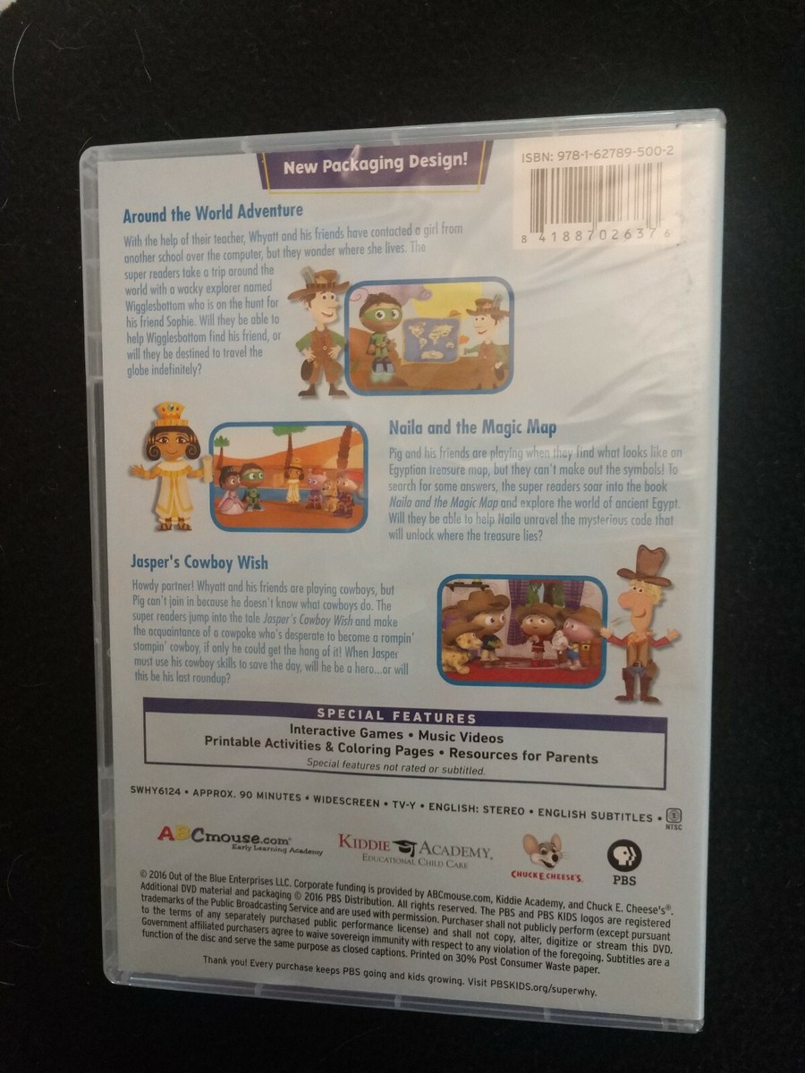 Super Why Around The World Adventure Dvd