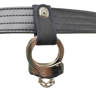 Perfect Fit Nylon Handcuff Strap Holder Safety Snap Police Security ...