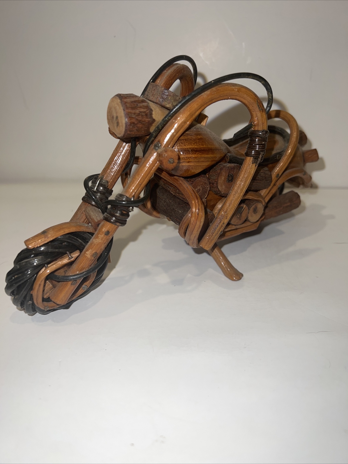 Wood Motorcycle Harley Davidson Chopper Bike Wood Moto Handmade Display ...