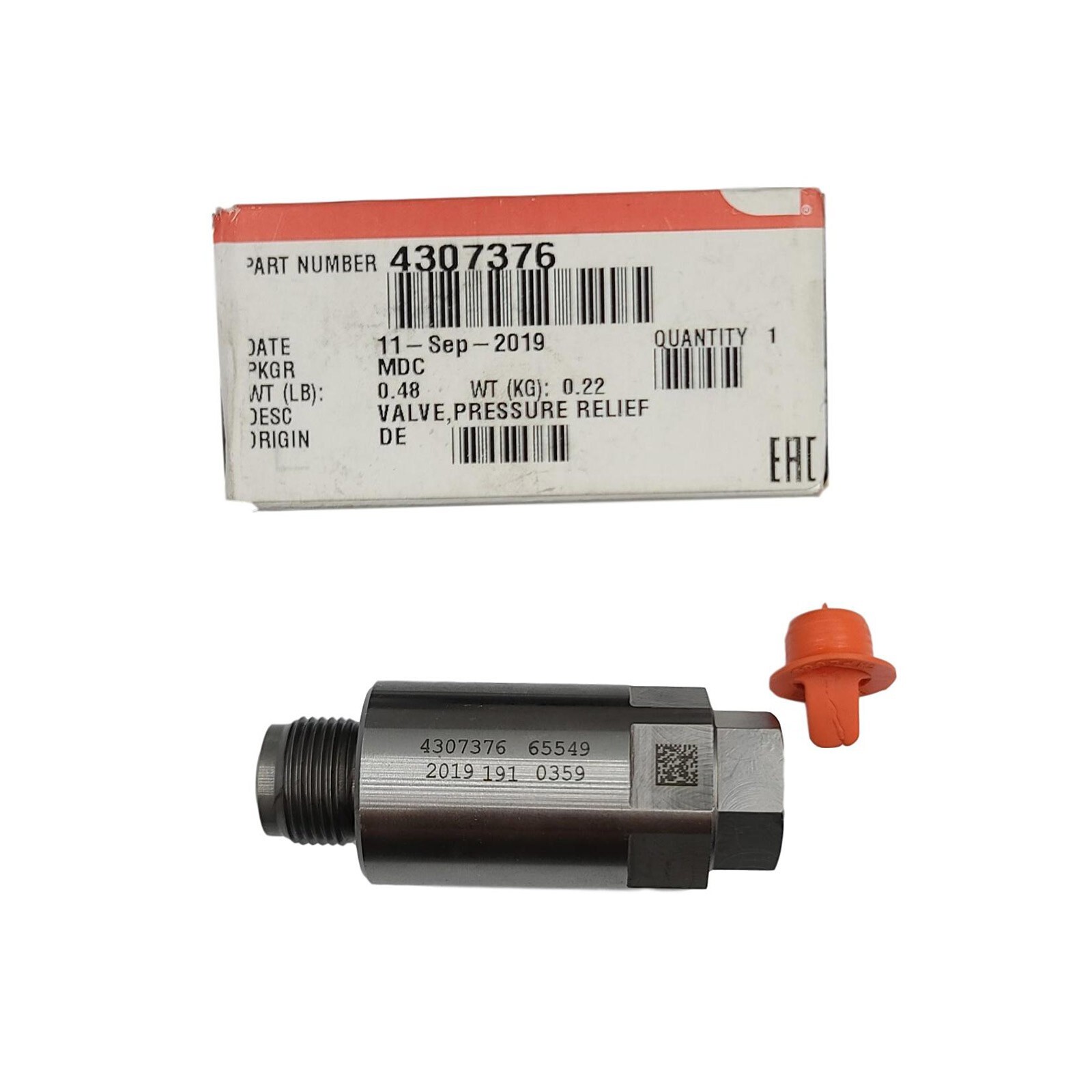 New OEM Genuine Cummins VALVE,PRESSURE RELIEF 4307376 | eBay
