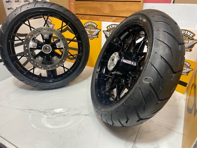 OEM 09-24 Harley 19" & 18"in Touring Front & Rear Prodigy Rims Wheels ...