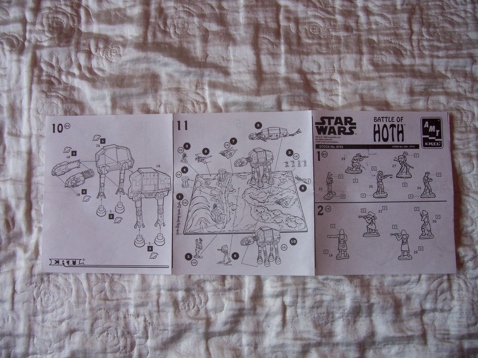 Star Wars Battle Of Hoth Model - Compilation Aid Catalog (AMT Ertl) | eBay