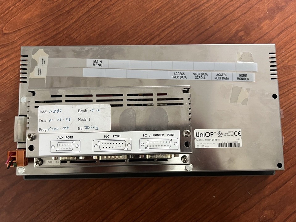 UniOP MKDR-04-4645 HMI Operator Interface Panel - Flowtronex PSI | eBay