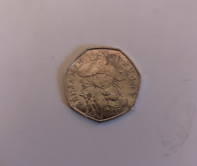 VERY RARE Benjamin Bunny 50p Coin 2017 Collectable! | eBay